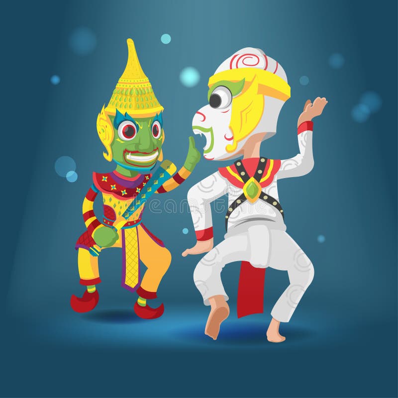 Khon Dance Stock Illustrations – 103 Khon Dance Stock Illustrations ...