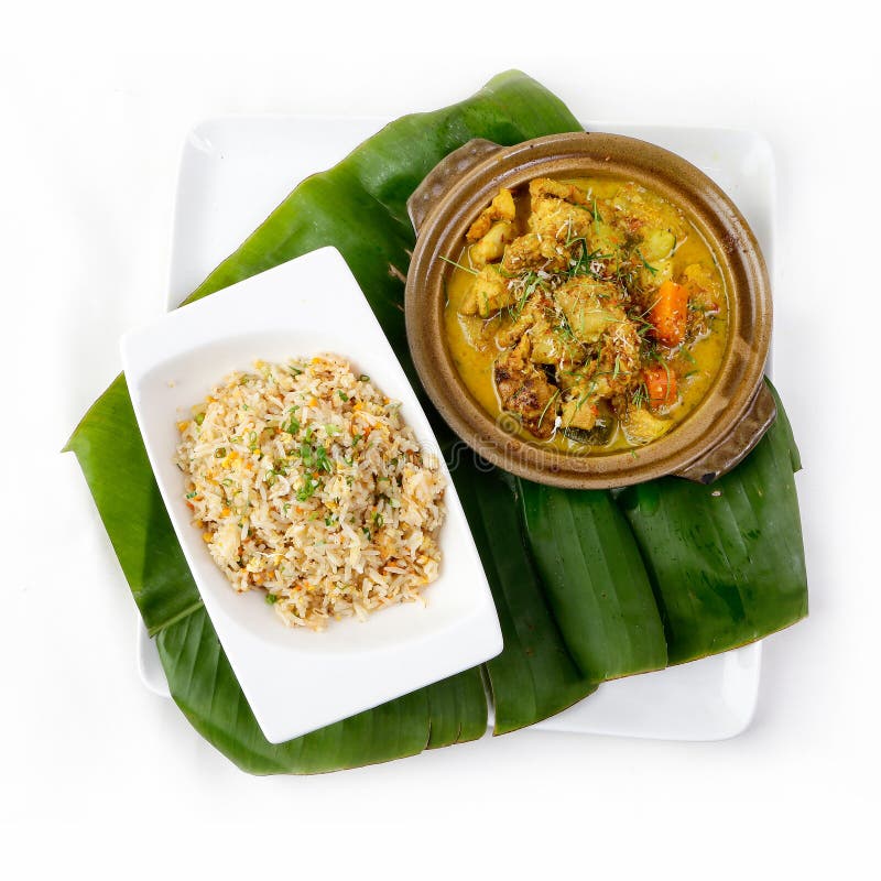 Thai Curry with Fried Rice, Authentic Thai Fried Rice, Thai Cuisine ...