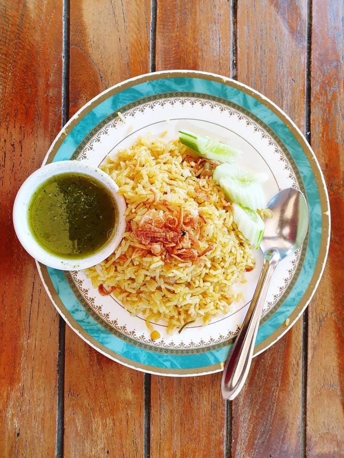 Thai curry rice dish. stock photo. Image of curry, thai - 153043782