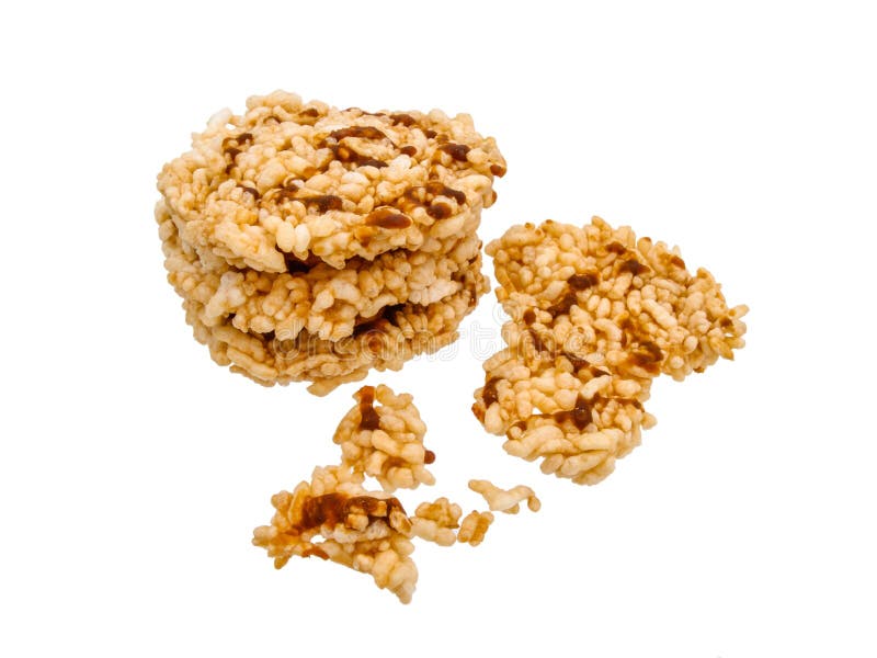 Thai Dessert, Rice crispy stock image. Image of light - 65114601