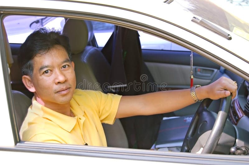 Thai driver stock photo. Image of window, thai, adult - 1704692