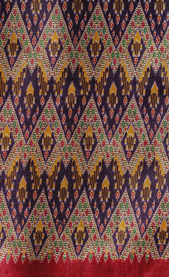 Thai fabric pattern stock image. Image of design, ornament - 59760699