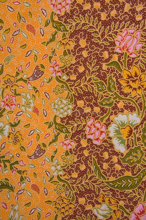 Thai fabric pattern stock photo. Image of flower, closeup - 43298278