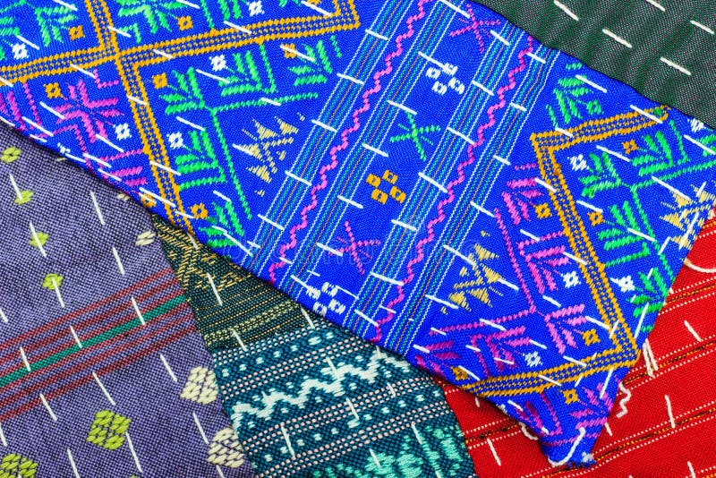 Thai fabric texture stock image. Image of hand, beauty - 67990215