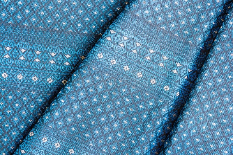 Thai fabrics patterns stock image. Image of closeup, clothes - 53686965