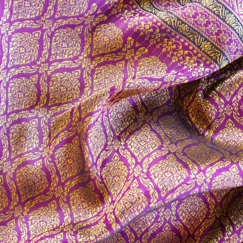 Thai fabrics patterns stock image. Image of hand, cloth - 53900357
