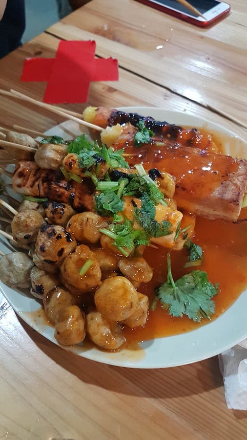 Thai fast food stock image. Image of curry, fast, vegetable - 193508589