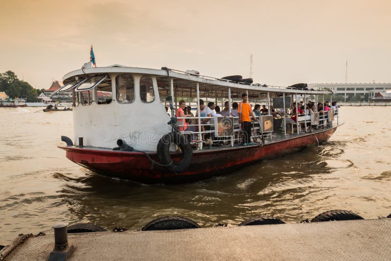 Thai ferry boat editorial stock photo. Image of island - 66364248