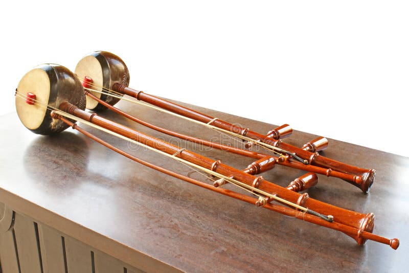 Thai Fiddle Musical Instrument Stock Photo - Image of equipment ...
