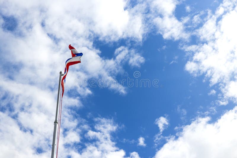 Thai Flag stock photo. Image of thailand, flagpole, heritage - 338701854