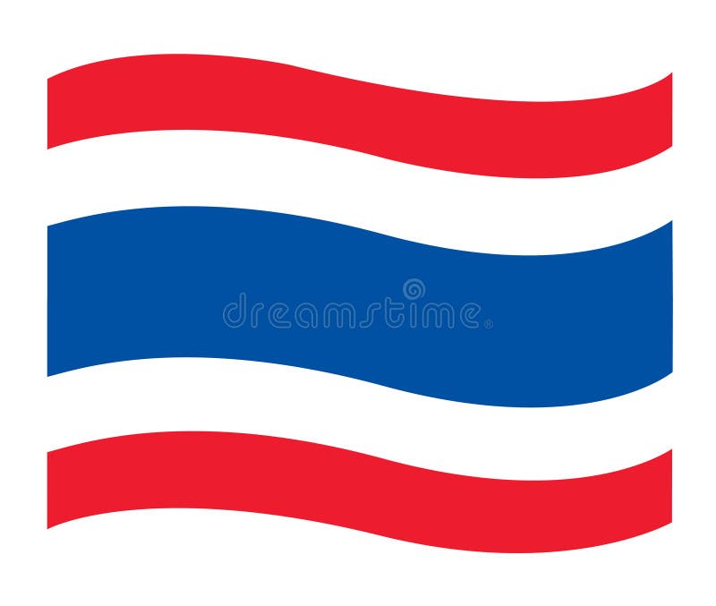 Thai Flag Icon , Thailand Flag Vector Stock Vector - Illustration of ...