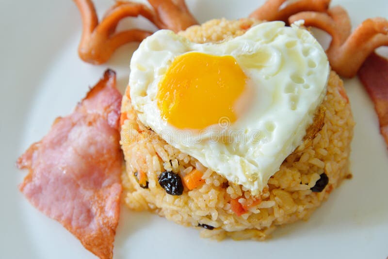 Thai Food, American Fried Rice Stock Image - Image of diet, american ...