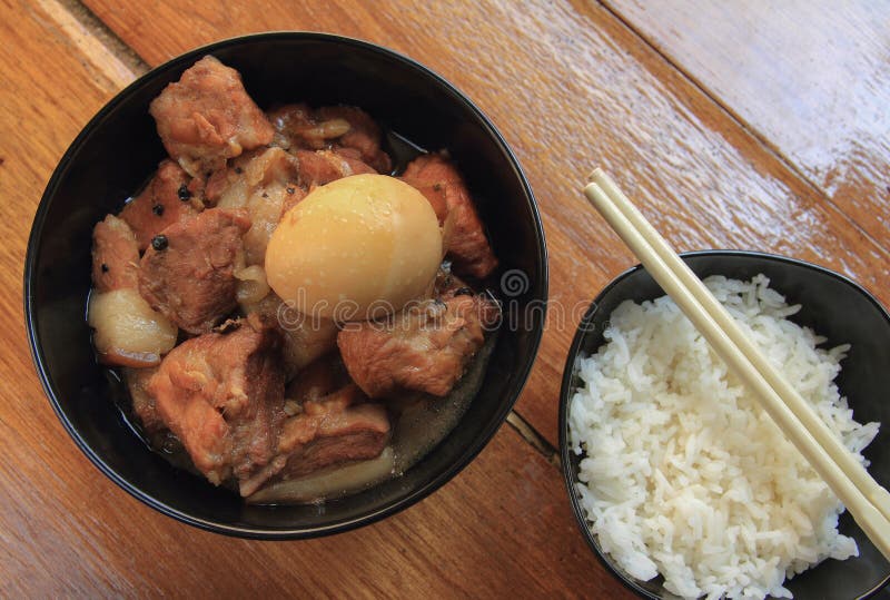 Thai food called `palo` stock image. Image of dinner - 205317155