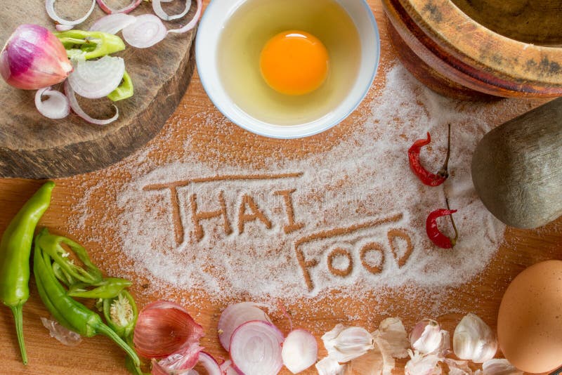Thai Food Cooking Ingredients Stock Image - Image of festival, diverse ...
