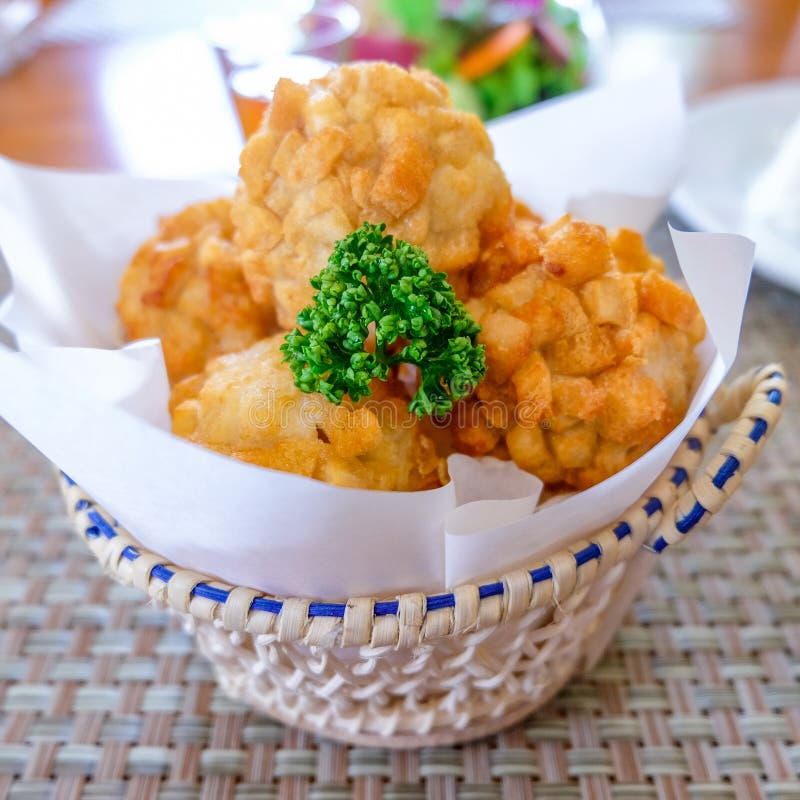 Thai Food. Fried Shrimp Cake Stock Image - Image of restaurant, thai ...