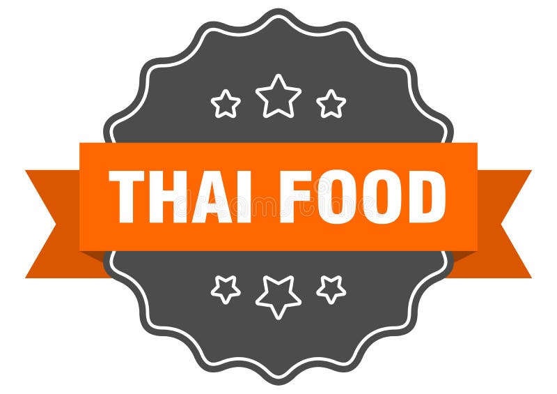 Thai food stock vector. Illustration of template, emblem - 120298563