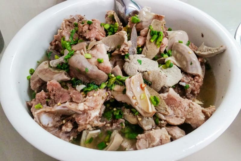 Thai Food Style Spicy Soft Bone Soup with Chilli Stock Photo - Image of ...