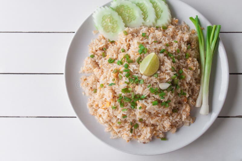 Thai Fried Rice with Crab Meat Stock Photo - Image of meal, lunch: 79138512