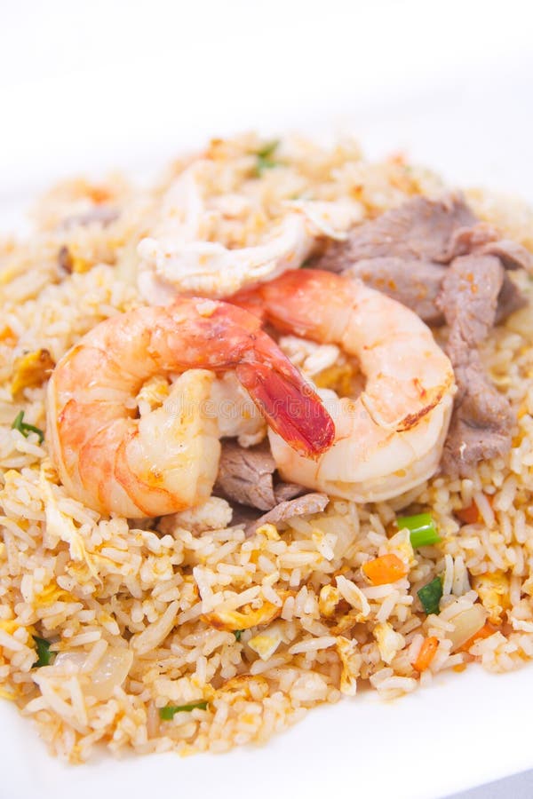 Thai fried rice. stock image. Image of culture, diet - 33024533
