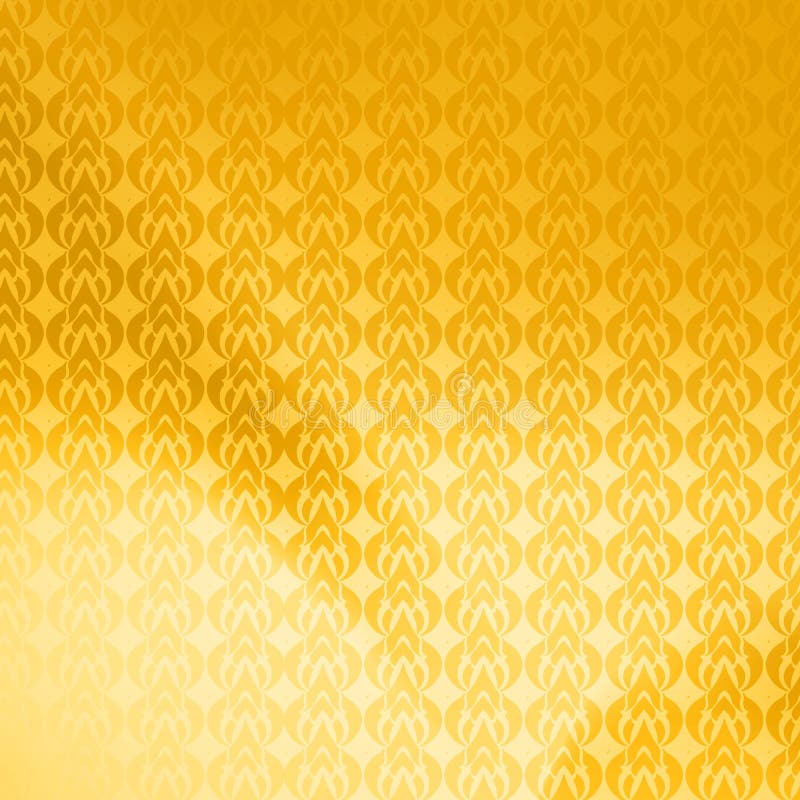 Thai Golden Vintage Pattern Vector Abstract Background. Thai Pattern ...