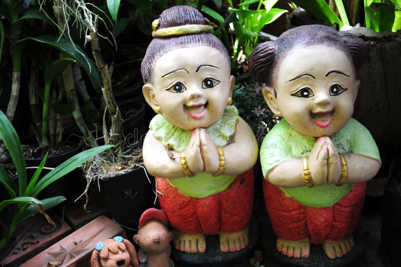 Thai Greeting doll stock photo. Image of lovely, decoration - 31660278