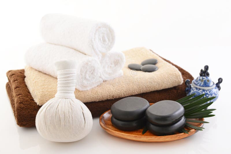 Compress Herb Massage stock photo. Image of fabric, cure - 130519962