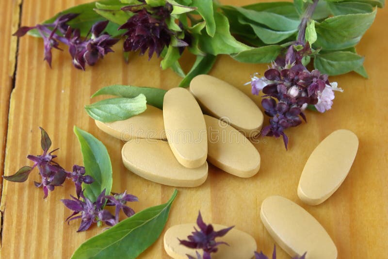 Thai Herbal Tablet for Good Health Stock Image - Image of herb, fresh ...