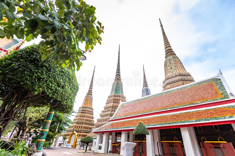 Thai Hermit Exercise Wat Pho Stock Image - Image of strength, care ...