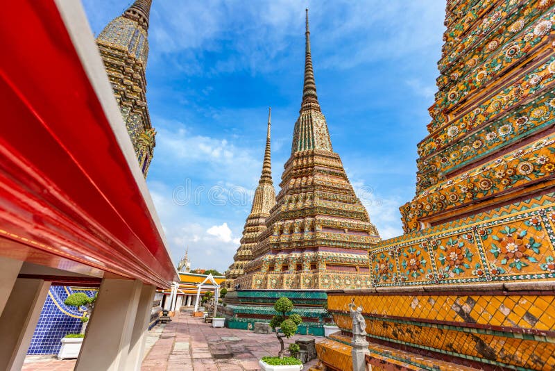Thai Hermit Exercise Wat Pho Stock Image - Image of asia, physical ...