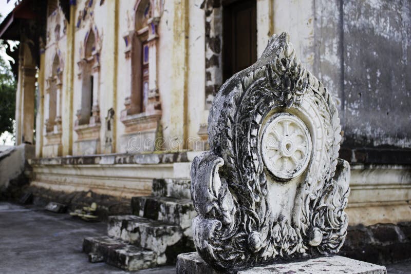 Thai Historic Buildings in Thai Temple. Stock Photo - Image of asia ...
