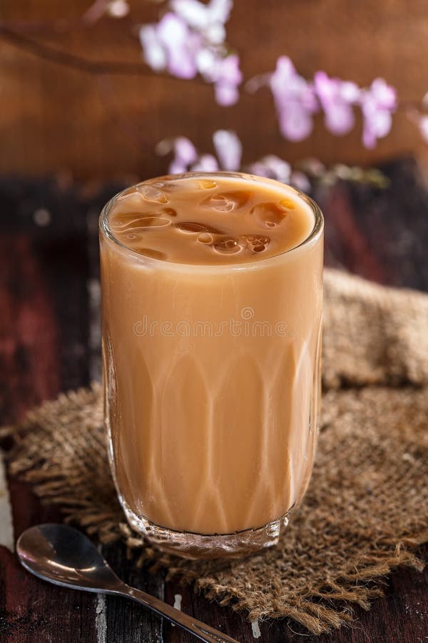 Thai Iced Tea stock photo. Image of glass, freshness - 111768932