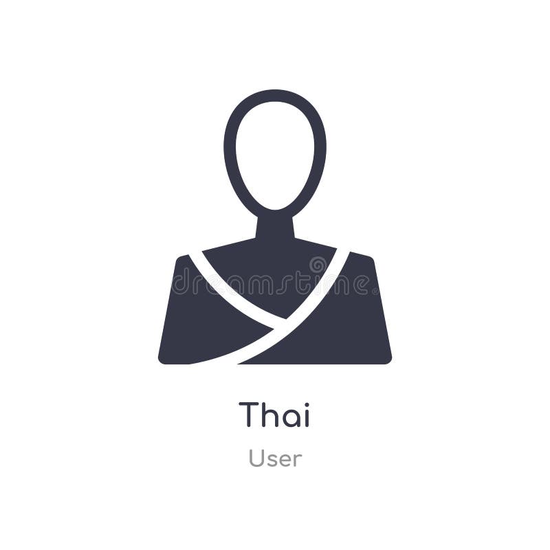 Thai Icon. Isolated Thai Icon Vector Illustration from User Collection ...