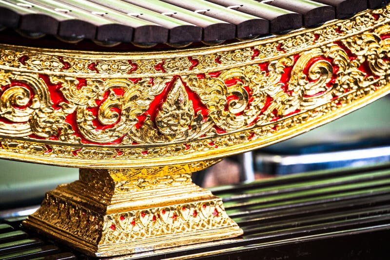 Thai instruments stock photo. Image of ornament, band - 74356166