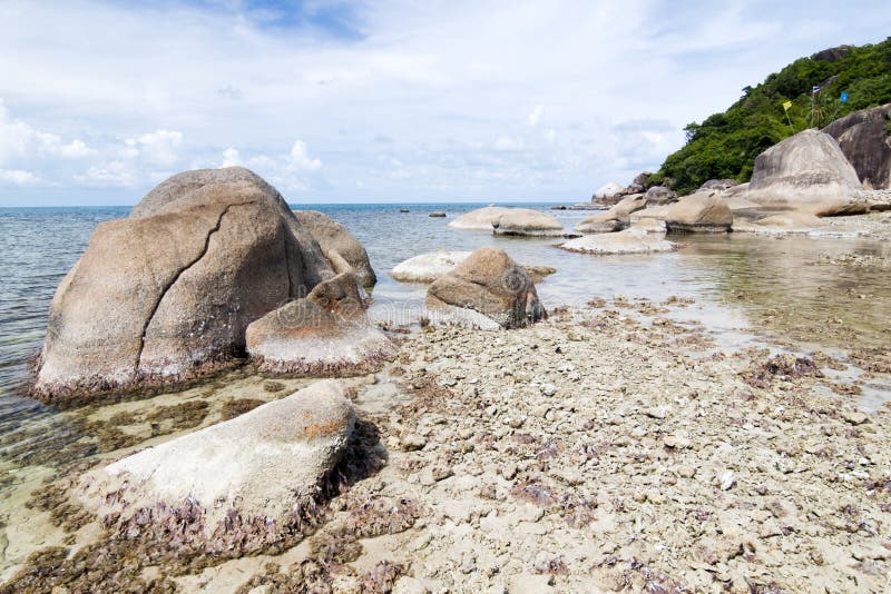 Beach and Tropical Sea. Koh Samui, Thailand Stock Image - Image of ...