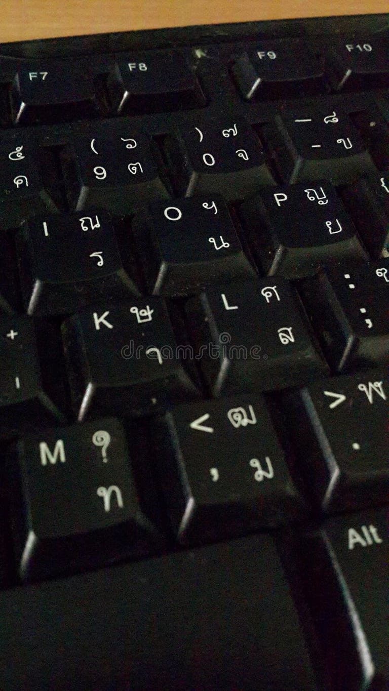 187 Thai Alphabet Keyboard Stock Photos - Free & Royalty-Free Stock ...