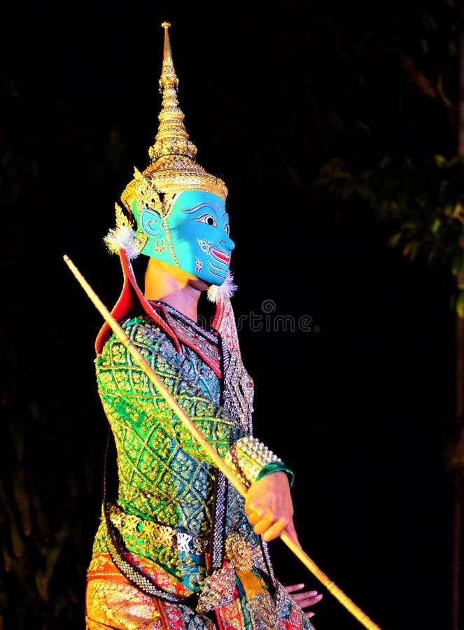 Thai khon editorial photography. Image of arts, khon - 48415577