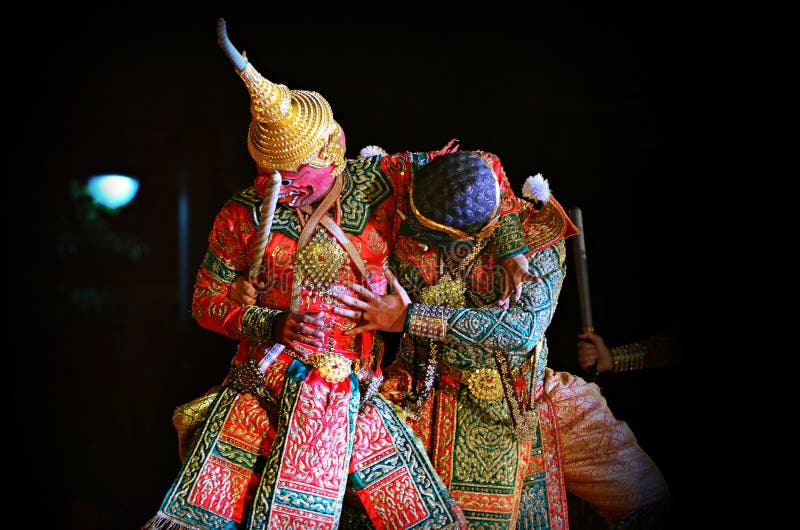 Thai khon stock photo. Image of thai, khon, thaidance - 48311146