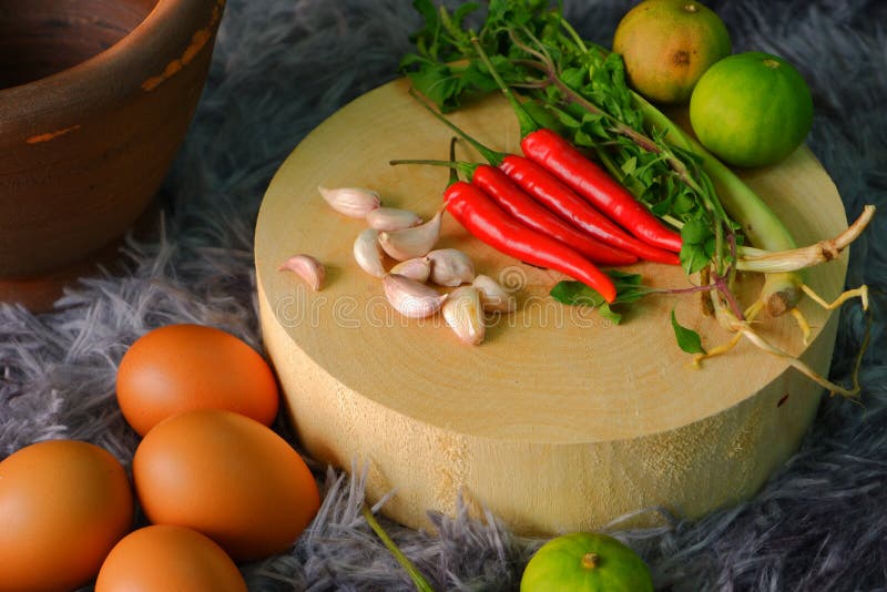 Thailand Kitchenware and Cooking Ingredients Stock Photo - Image of ...