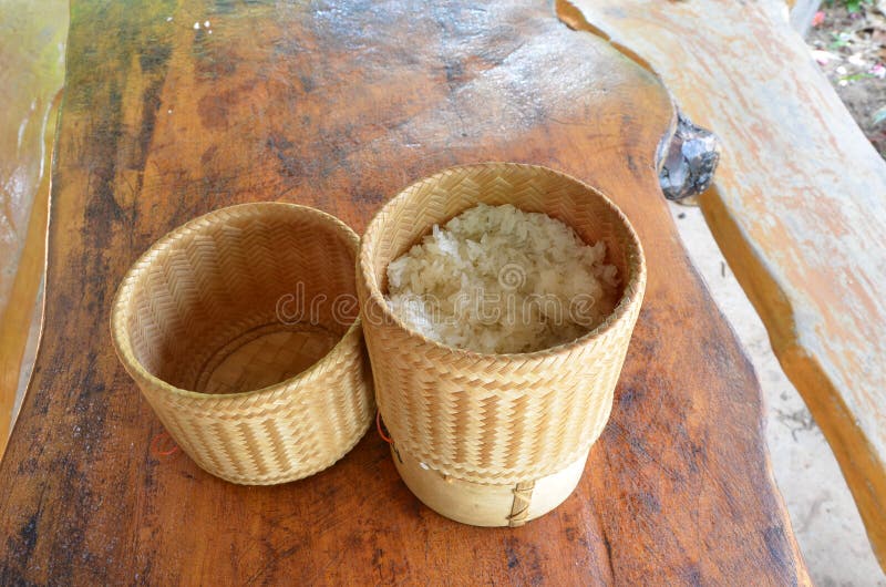 KRATIP, Thai Laos Bamboo Sticky Rice Container, This Is The Classic ...