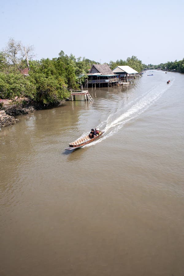 Thai local canal editorial photo. Image of thai, vacation - 68524666