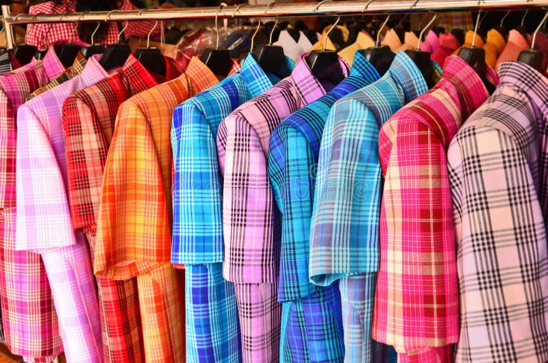 Local Clothing and Handicrafts in Sapa Stock Photo - Image of ...