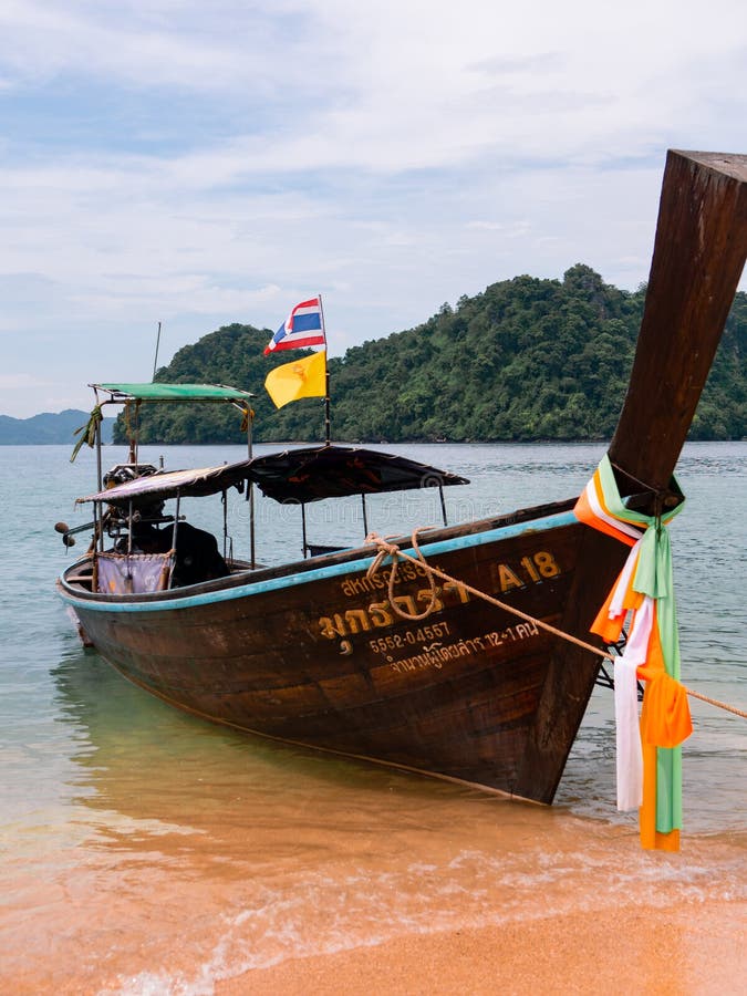 Thai Longtail Boat Ride in Phang Nga Bay Thailand Stock Photo - Image ...