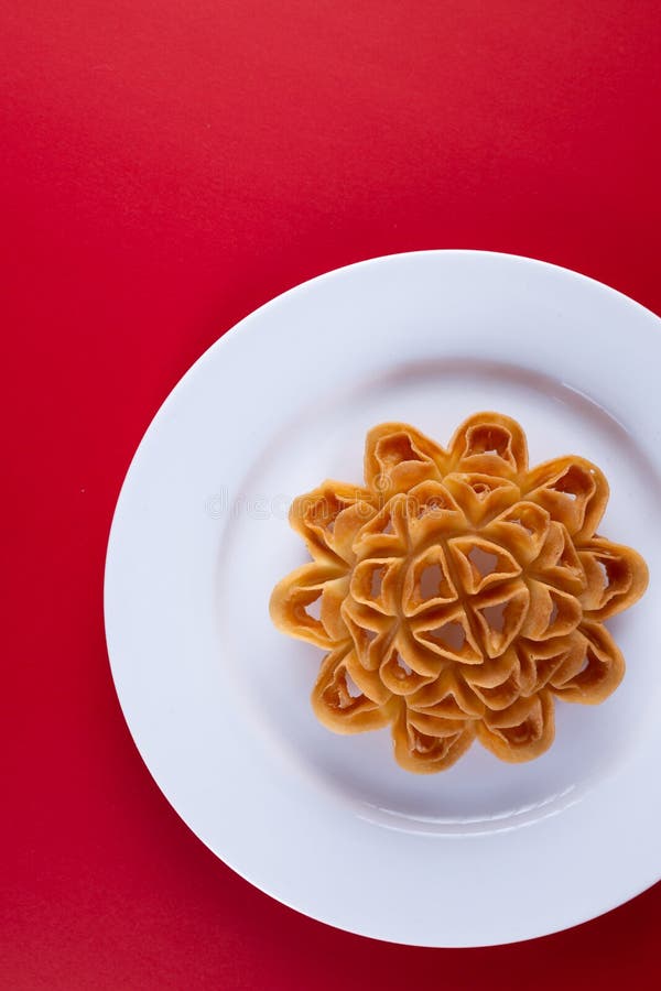 Thai lotus blossom cookie stock image. Image of bloom - 204224579
