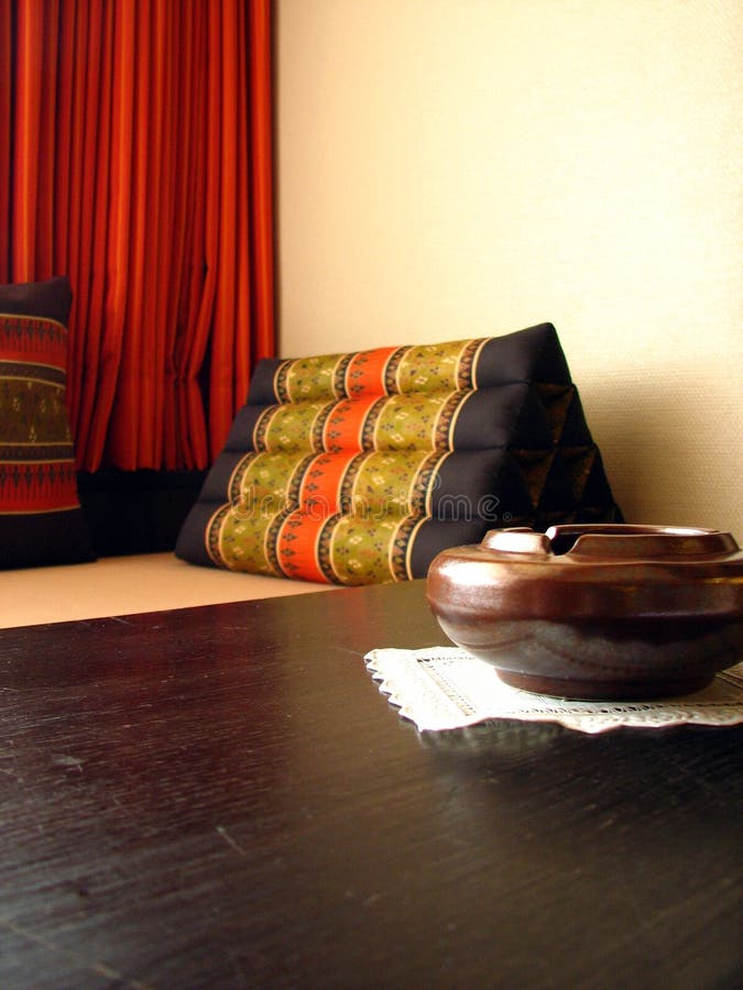 Thai Lounge stock image. Image of comfort, sofa, design - 14619935