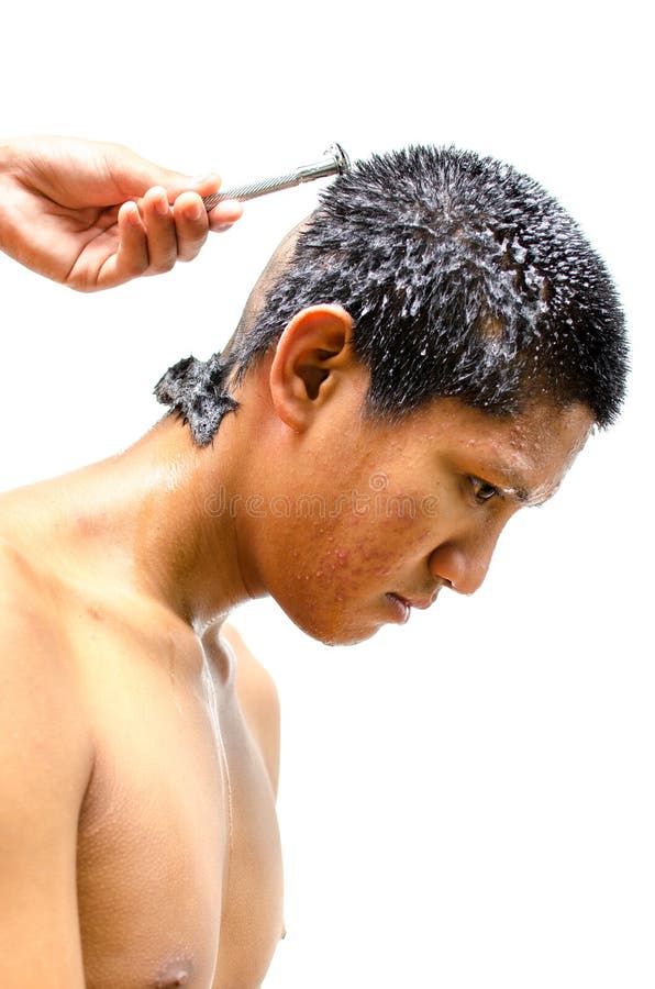 Thai Shaved Ice or Nam-Kang-Sai in Paper Cup in Hand, Top View Stock ...