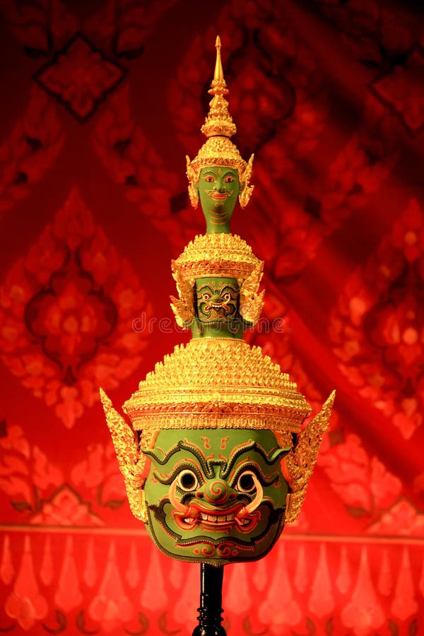 Thai mask stock photo. Image of culture, artistic, tradition - 27945156