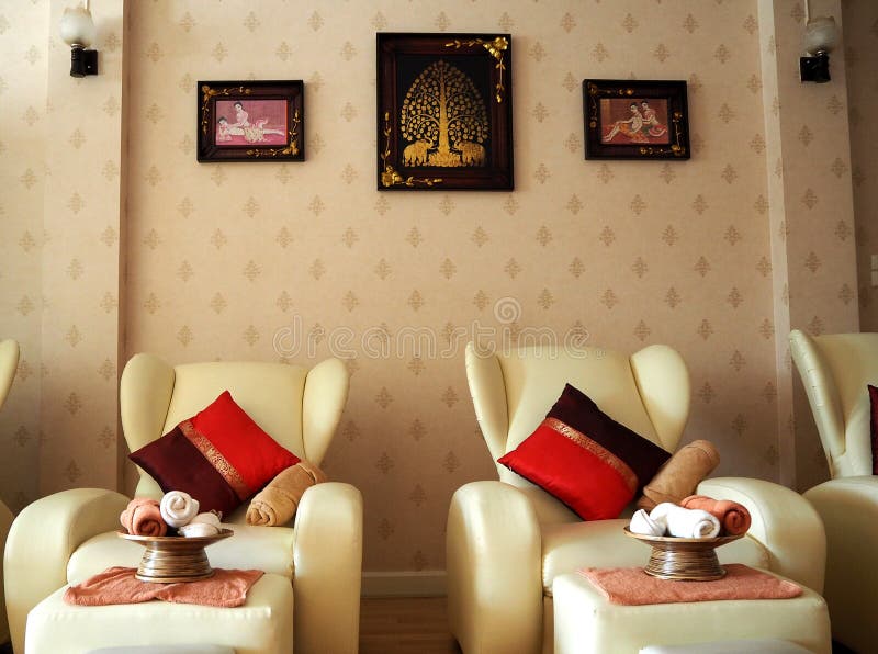 Thai massage chair stock image. Image of black, isolated - 85754781