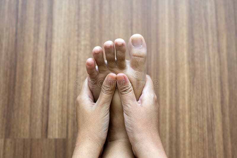 Thai Massage, Oppresses Energy Flow Point Stock Photo - Image of ...