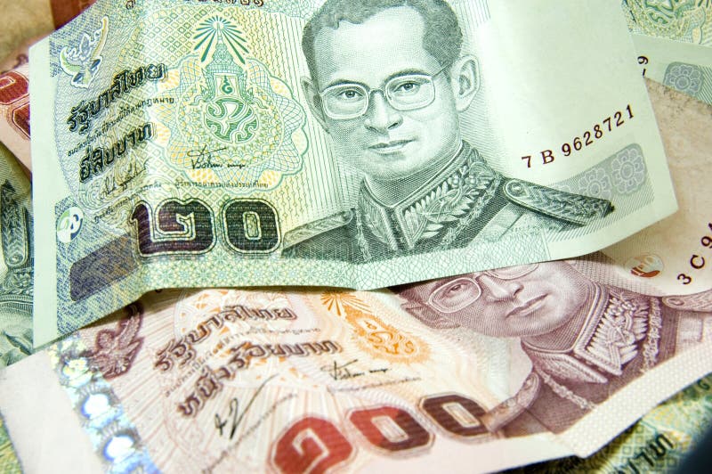 Thai money stock image. Image of concepts, luxury, foreign - 3445731