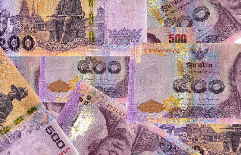 Thai money banknotes stock photo. Image of bank, foreign - 74249394
